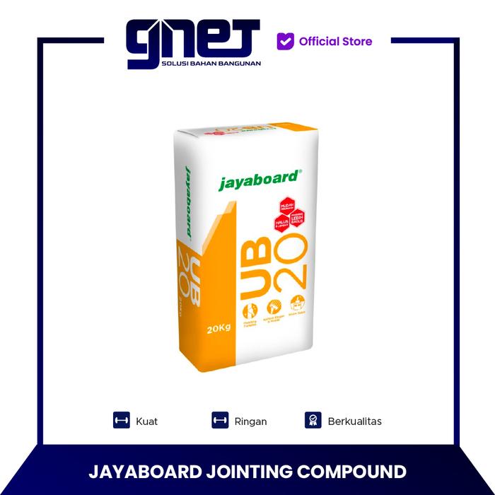 Jual Jointing Compound Jayaboard UB 20 | Kompon Plamir Dinding Gypsum ...