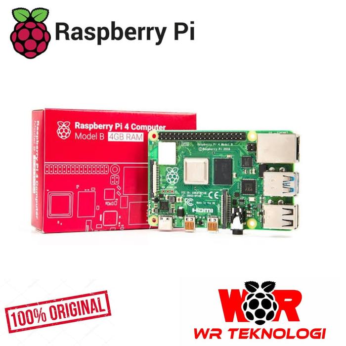Jual Raspberry Pi 4 Model B Ram 1/2/4/8 GB - Ram 4GB - Kota Tangerang ...