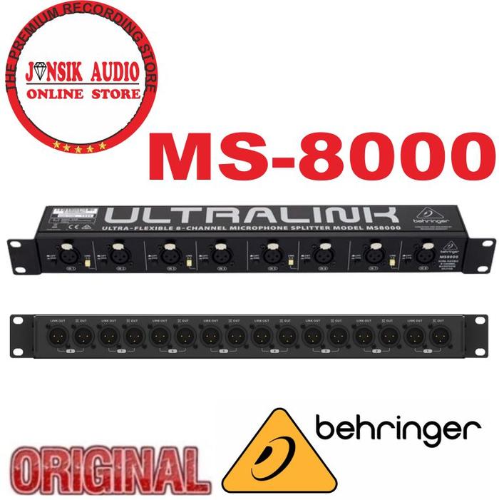 Jual Behringer MS8000 8-Channel Microphone Splitter Behringer MS-8000 - Jakarta Pusat - Jansik ...