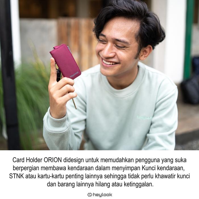 Jual Dompet Kartu Orion Card Holder Dompet Stnk Gantungan Kunci Motor - Black Di Seller Velvet ...
