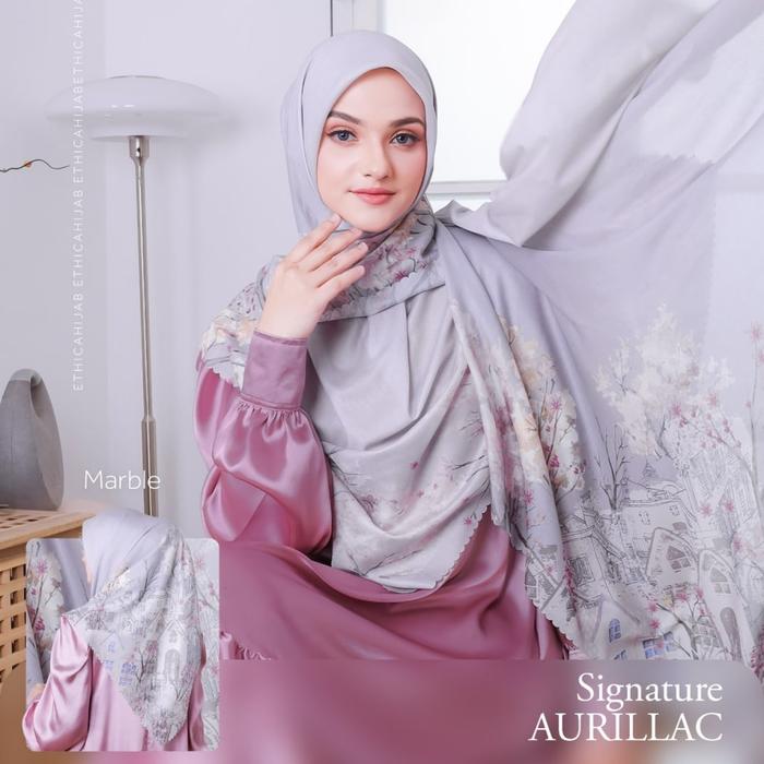 Jual Jilbab Segiempat voal Signature aurillac merk Ethica hijab - Kota ...