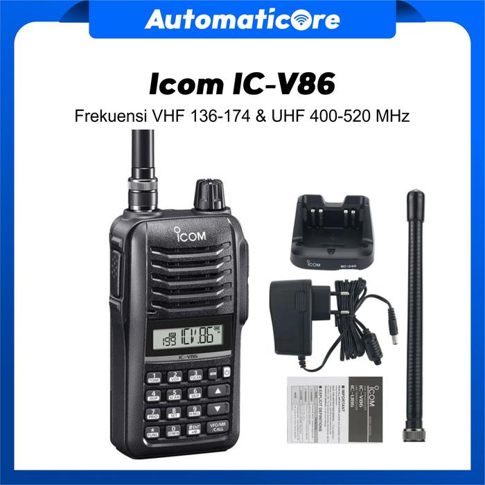Jual Handy Talky Icom Ic V 86 VHF HT Icom V 86 - Kota Surabaya ...