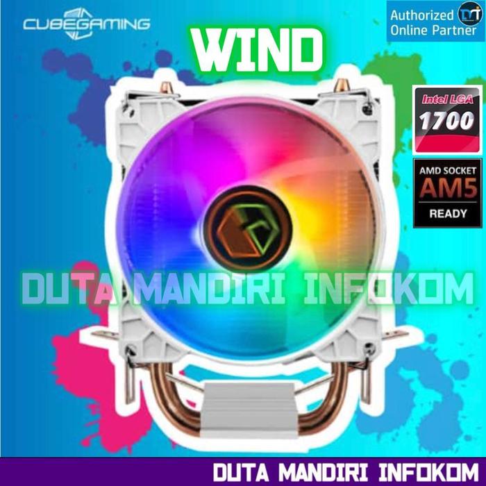 Jual Cube Gaming WIND - Rainbow Led Air CPU Cooler - Jakarta Pusat ...