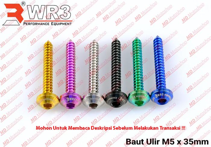 Jual Baut Titanium WR3 Ulir Cacing Body CVT Sekrup Kawasaki Honda ...