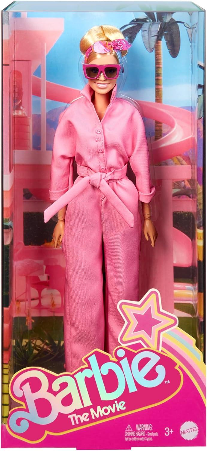Jual Barbie movie 2023 Barbie in pink jumpsuit doll HRF29 - Kab ...