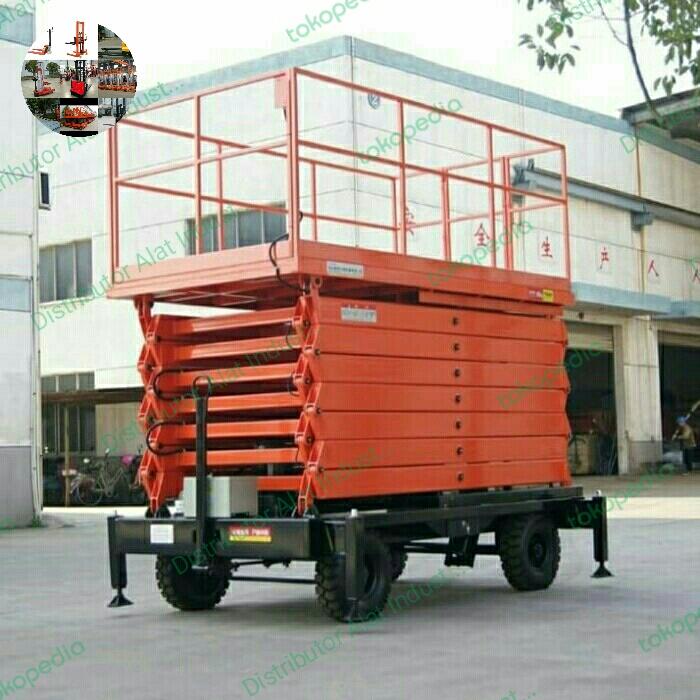 Jual Tangga Electric / Table Lift Orang dan Barang / Scissor Lift Table ...