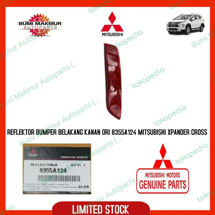 Jual REFLEKTOR BUMPER BELAKANG KANAN ORI 8355A124 MITSUBISHI XPANDER ...