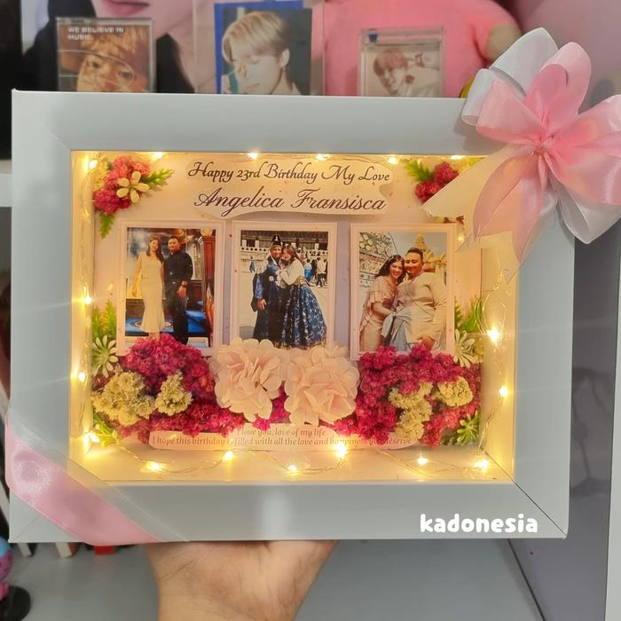 Jual Kado Pernikahan / Hadiah Nikah / Bingkai Lampu Wedding ( Light ...