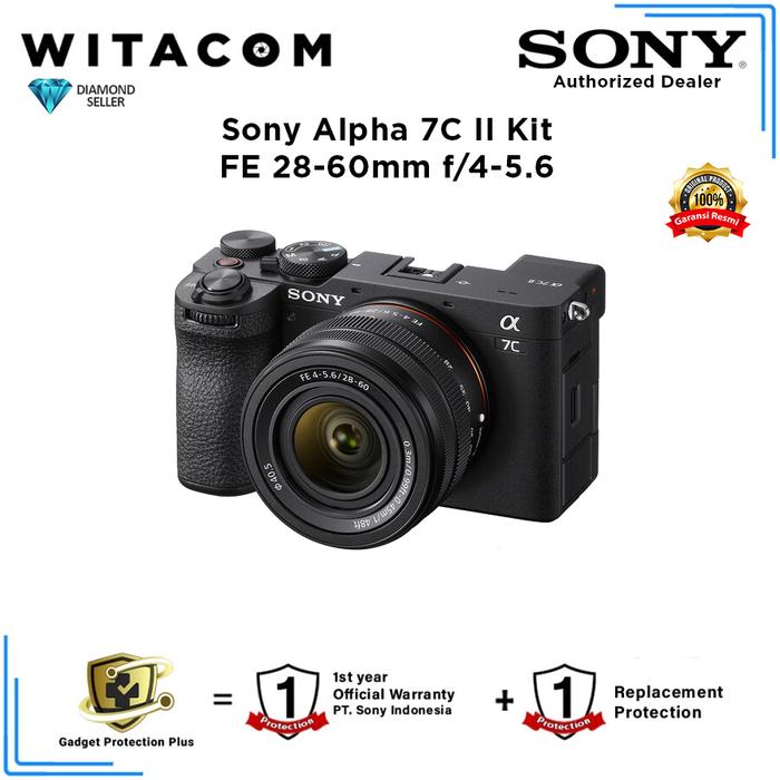 Promo Sony Alpha 7CII / A7C II / Sony A7CII Kit FE 28-60mm f/4-5.6 - Black Cicil 0% 3x - Jakarta ...