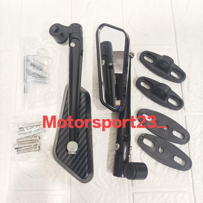 Jual Spion circuit carbon- hitam spion sirkuit karbon Universal nmax ...