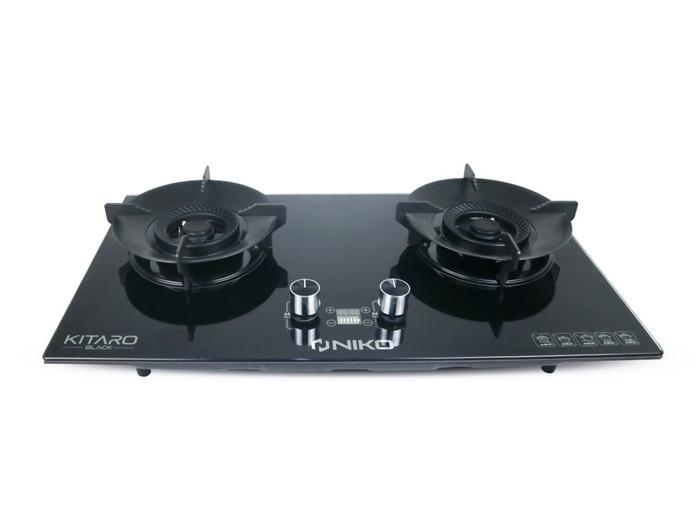 Jual Niko Kompor KITARO Black - Kompor Gas Tanam & Meja + Dual Timer ...