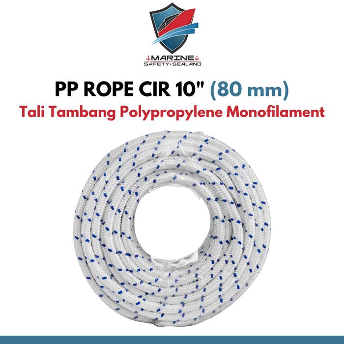 Jual PP Rope Cir 10" (80mm) Monofilament Polypropylene Tali Tambang ...