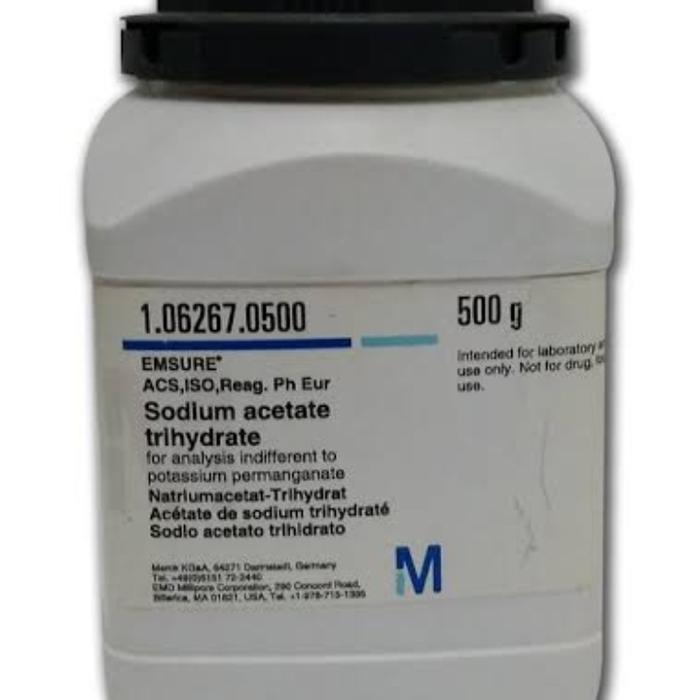 Jual Merck Sodium Acetate Trihydrate 1.06267.0500 / Merck 106267 ...