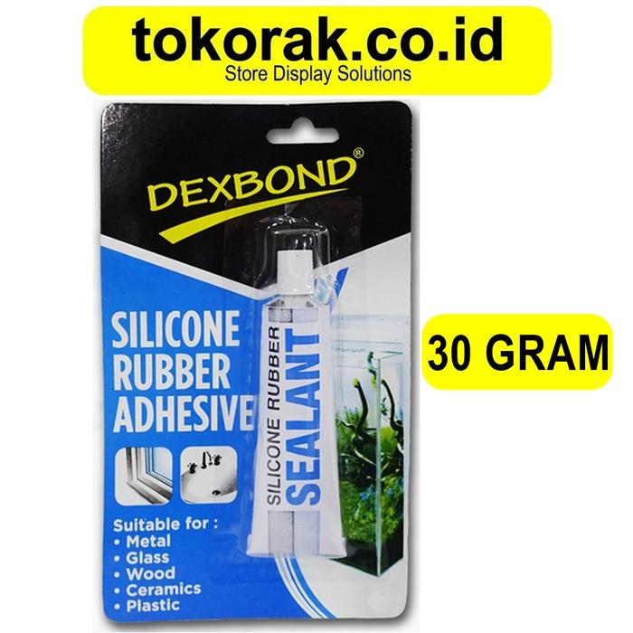Jual LEM KACA DEXBOND SILICONE SEALANT 30 GR SEALENT KARET ODOL TUBE ...
