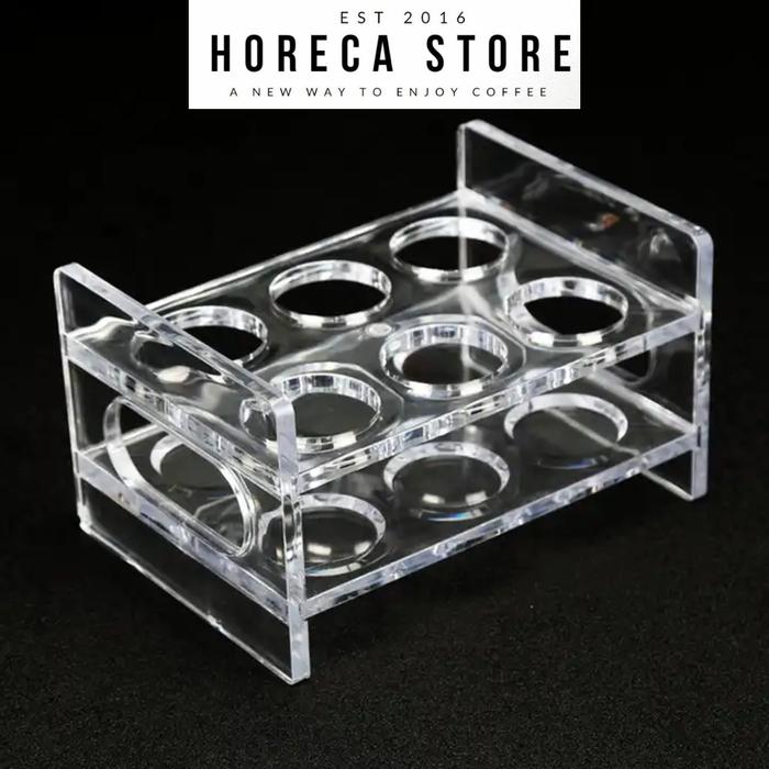 Jual Rak Sloki shot Polycarbonate bening 6 lubang - Glass Shotter Rack ...