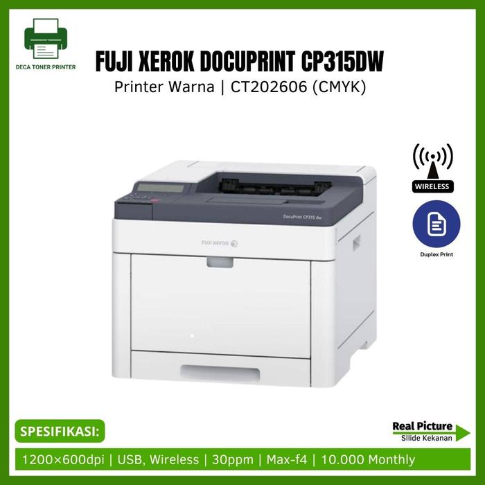 Jual Printer Warna Fuji Xerox Docuprint CP315dw Laser Color A4 - Jakarta Pusat - Deca Toner ...