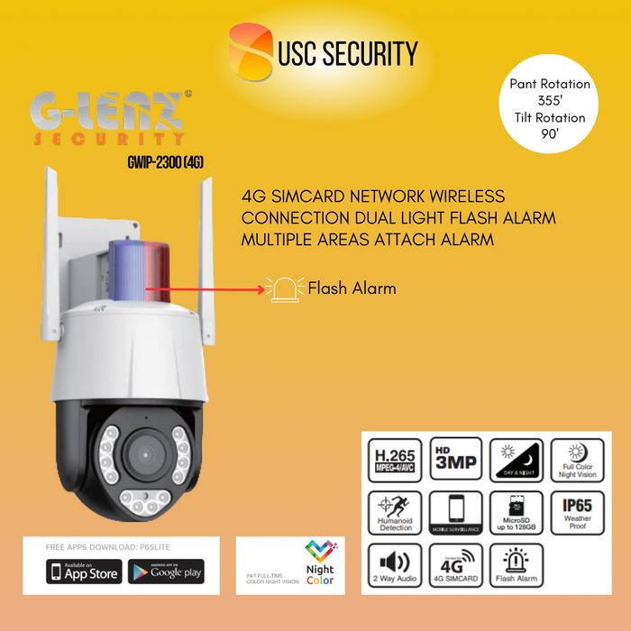 Jual GLENZ CCTV TANPA WIFI SIM CARD 4G PTZ CAMERA GWIP 2300 (3MP) - Kota Pekanbaru - uscsecurity ...