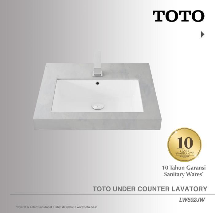 Promo TOTO UNDER COUNTER LAVATORY / LW592JW/F#W / BODY ONLY Cicil 0% 3x - Kota Tangerang - TOTO ...