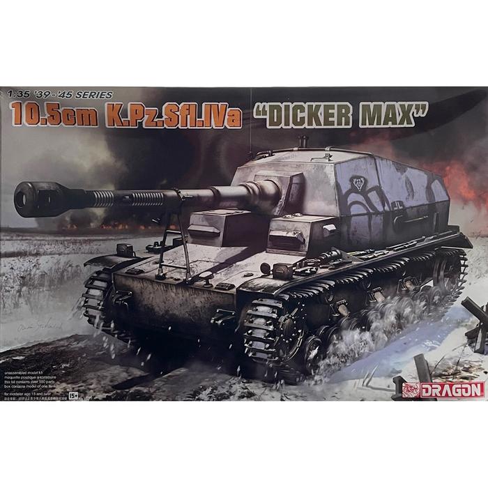 Jual Tank 10.5cm K.Pz.Sfl.IVa "DICKER MAX" Skala 1:35 Mokit Dragon - Jakarta Barat - naga toy ...