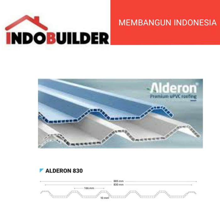 Jual ALDERON 830 ATAP UPVC DOUBLE LAYER TEBAL 10 MM TWINWALL ROOFING METER - Kab. Tangerang ...