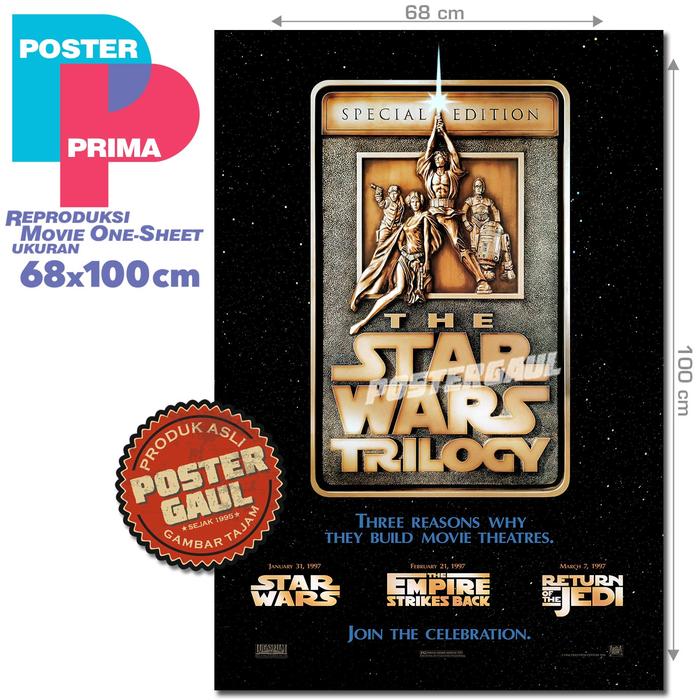 Jual Poster Prima Reproduksi STAR WARS TRILOGY : SPECIAL EDITION # ...