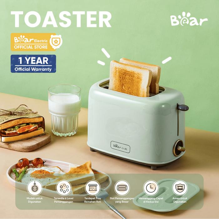 Jual Bear - Toaster Bread - Pemanggang Roti - Dsl-c02w1 Di Seller ...