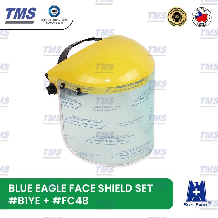 Jual Face Shield Blue Eagle FC 48 dan Face Bracket B1YE 1 Set Original ...