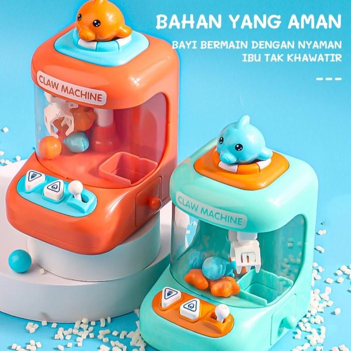 Jual Mainan Edukasi Anak Mesin Capit Claw Machine / Mesin Capit Boneka ...
