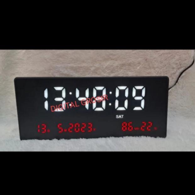 Jual Jam Digital Led Alarm Dinding / Meja 3608 - Putih - Jakarta Pusat ...