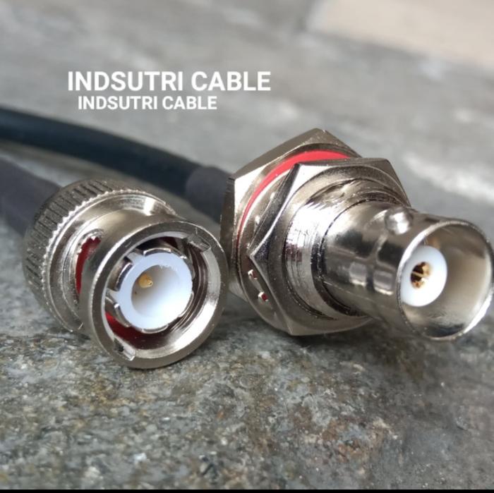 Jual KABEL BNC MALE TO BNC FEMALE BULKHEAD RG58 PANJANG 50CM - Jakarta Barat - Raja Connector ...