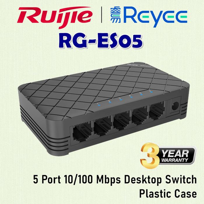 Jual RUIJIE 5port Unmanaged Desktop Switch - RG-ES05 - Kota Semarang ...