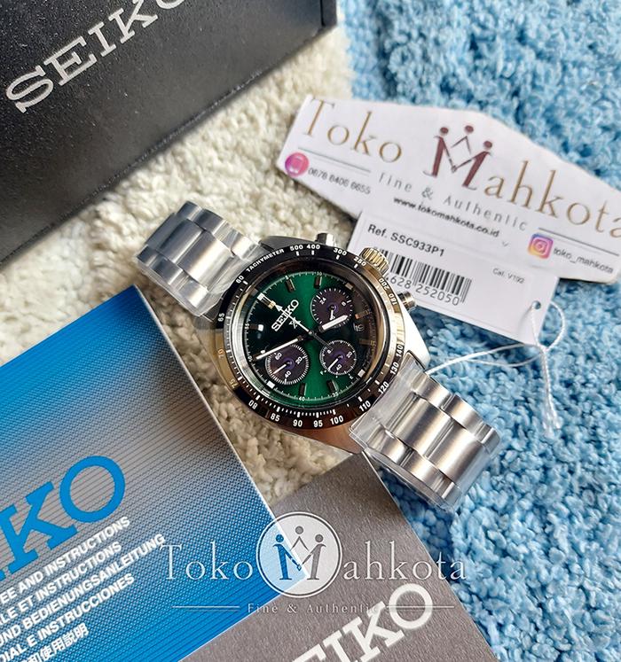 Jual Seiko Prospex SSC933 / SSC933P1 Speedtimer Solar Chronograph Green ...