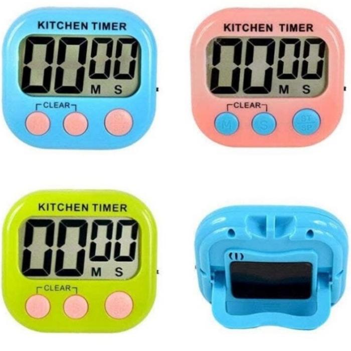 Jual Digital Kitchen Timer Alarm Dapur Masak Clock Stopwatch Jam Steam ...