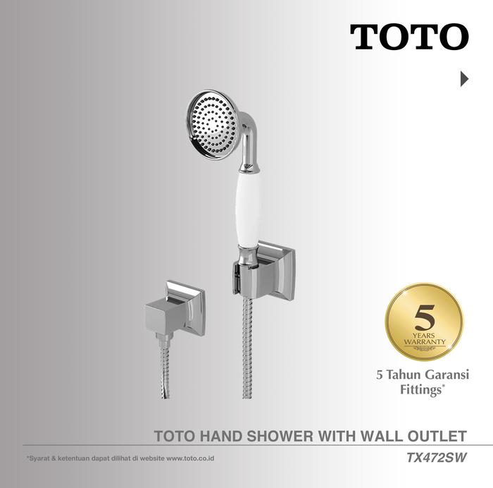 Promo TOTO Wenzal Hand Shower with Wall Outlet / TX472SW Cicil 0% 3x ...