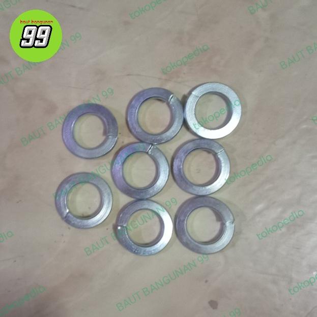 Jual m24 ring per besi galvanis putih / washer spring 24mm - Jakarta ...