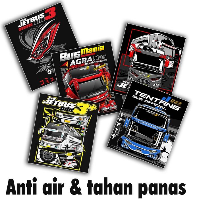 Jual sticker jet bus mania isi 5 pcs - Kab. Bandung - INO STORE ID ...