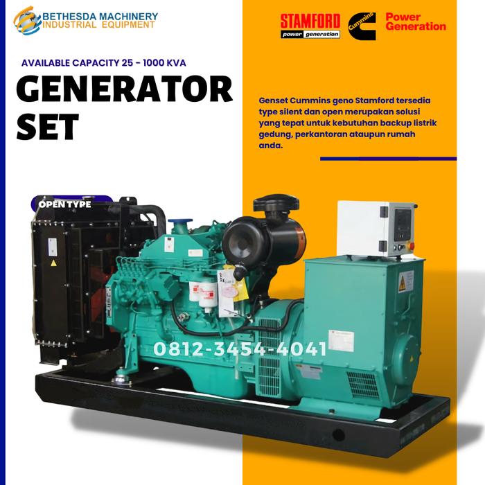 Jual CUMMINS 100kva 150 kVA 180 KVA Genset Open Type - Kota Surabaya - Genset&Machine Surabaya ...