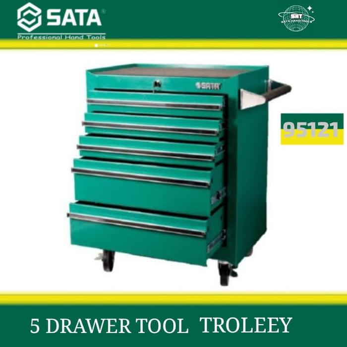Jual SATA Toolbox cabinet Tool box susun trolly 5 Drawer 95121 - Jakarta Barat - SATA HAND TOOLS ...