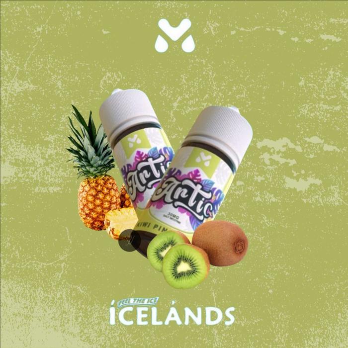 Jual Icelands Artic Kiwi Pineapple Salt Nic 30ML by Move Juice - Liquid ...
