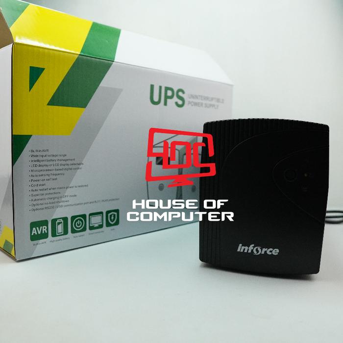 Jual UPS inforce 1500VA with AVR Stabilizer Stavolt Non DIGITAL 900WATT ...