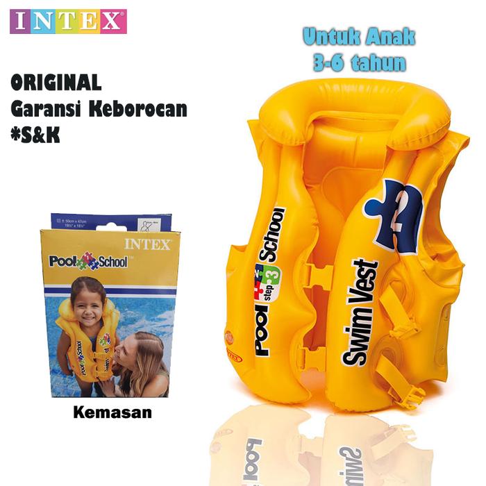 Jual Intex 58660 Pelampung Rompi Renang Anak Balita Berenang Swimming ...