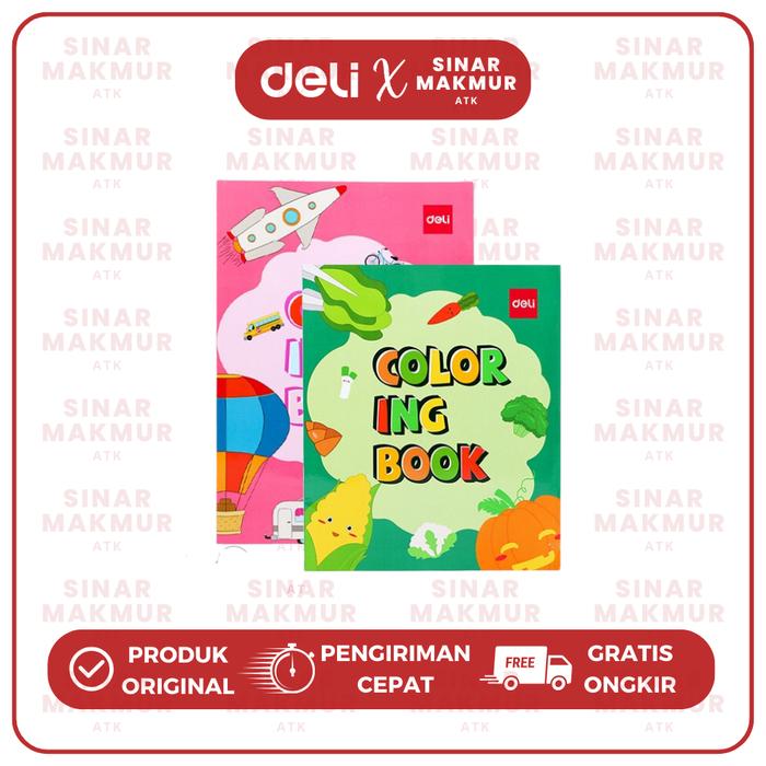 Jual Children Coloring Book/Buku Mewarnai Anak Berbagai Tema Besar ...