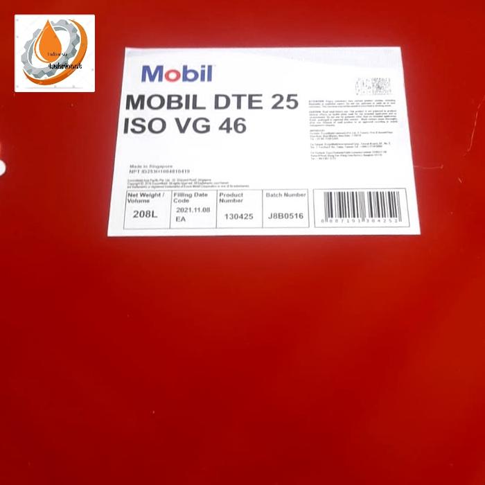 Jual Mobil DTE 25 Hydraulic Oil iso VG 46 Original Drum 208 liter ...