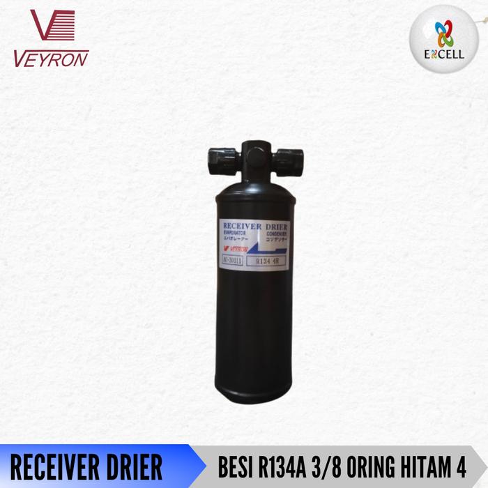 Jual Receiver Drier Dryer Filter Ac Mobil Besi r134 r134a 3/8 Oring ...