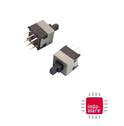 Jual Non-Locking Push Button Square Switch 6 Pin 8.5x8.5mm harga grosir ...