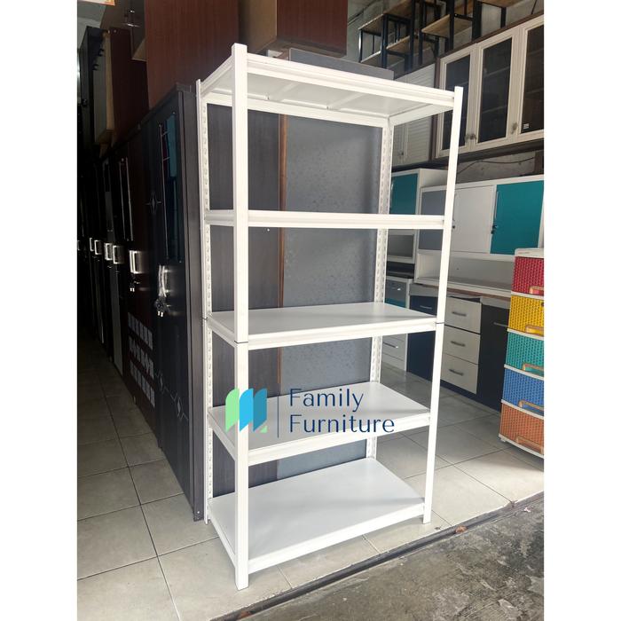 Jual Rak Tingkat Plat Besi Kokoh Warna Putih Anti Air & Anti Rayap ...