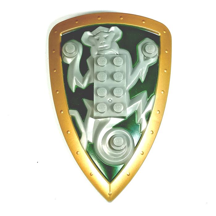 Jual LEGO Large Figure 2x4 brick relief, Monkey with Green a/gold ...