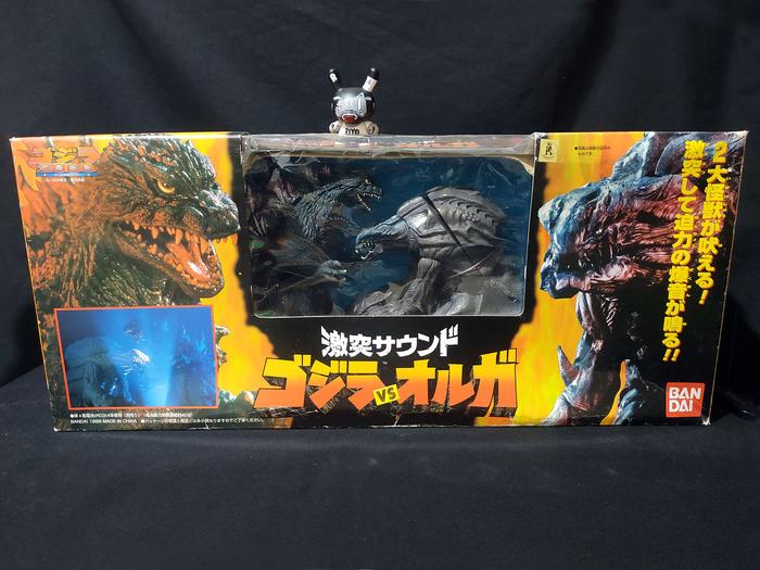 Jual Godzilla vs Orga Sound Battler Figure 2 Pack Set by Bandai 1999 ...