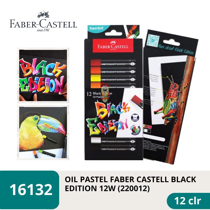 Jual Oil Pastel 12 Warna Faber Castell Black Edition Series - Kota ...