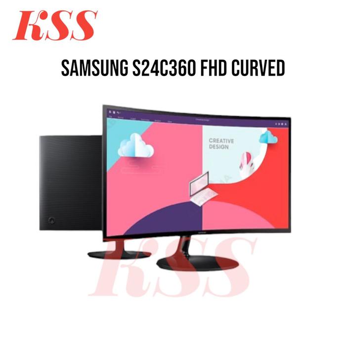 Jual Monitor Samsung S24C360 24 Inch Curved 1080p Full HD 75 Hz VGA ...